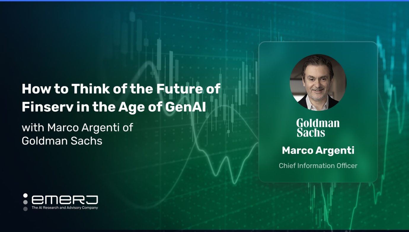 How to Think of the Future of Finserv in the Age of GenAI - with Marco ...