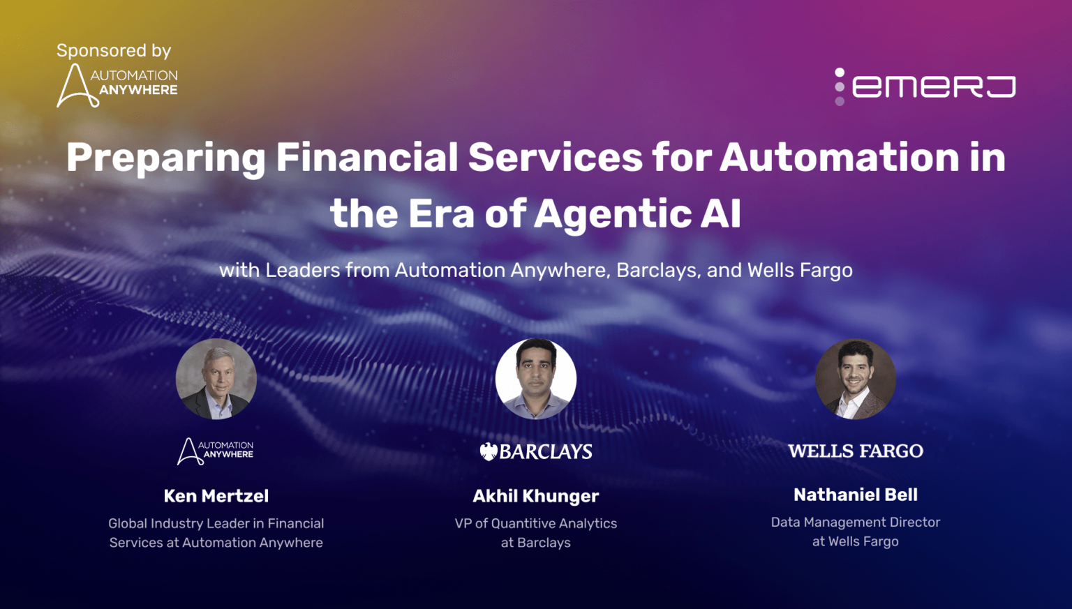 Preparing Financial Services for Automation in the Era of Agentic AI - with Leaders from ...
