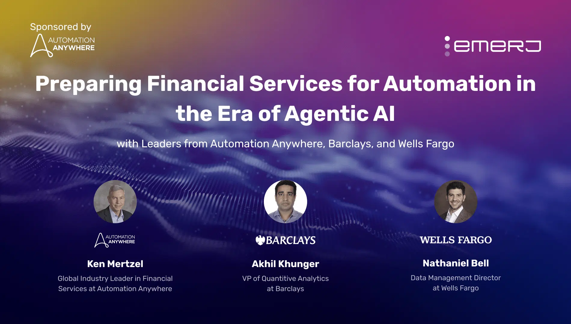 Preparing Financial Services for Automation in the Era of Agentic AI - with Leaders from ...